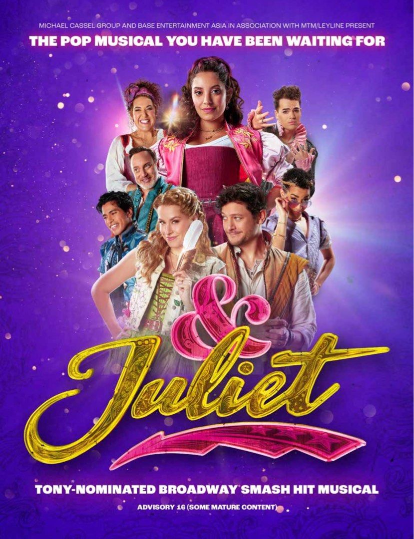 &Juliet Musical Broadway, Tickets & Vouchers, Event Tickets on Carousell