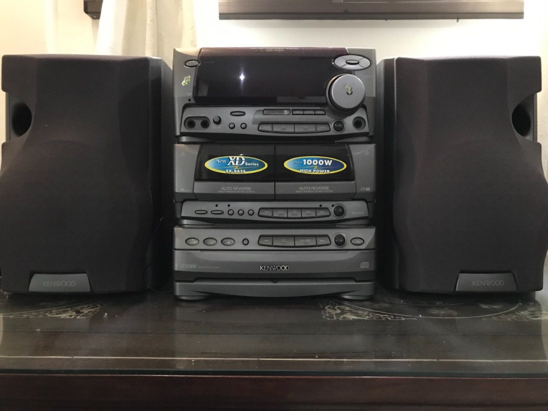 Kenwood Compact Disc Stereo Mini HiFi Component System RXD-550, TV ...