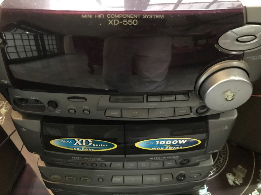 Kenwood Compact Disc Stereo Mini HiFi Component System RXD-550, TV ...