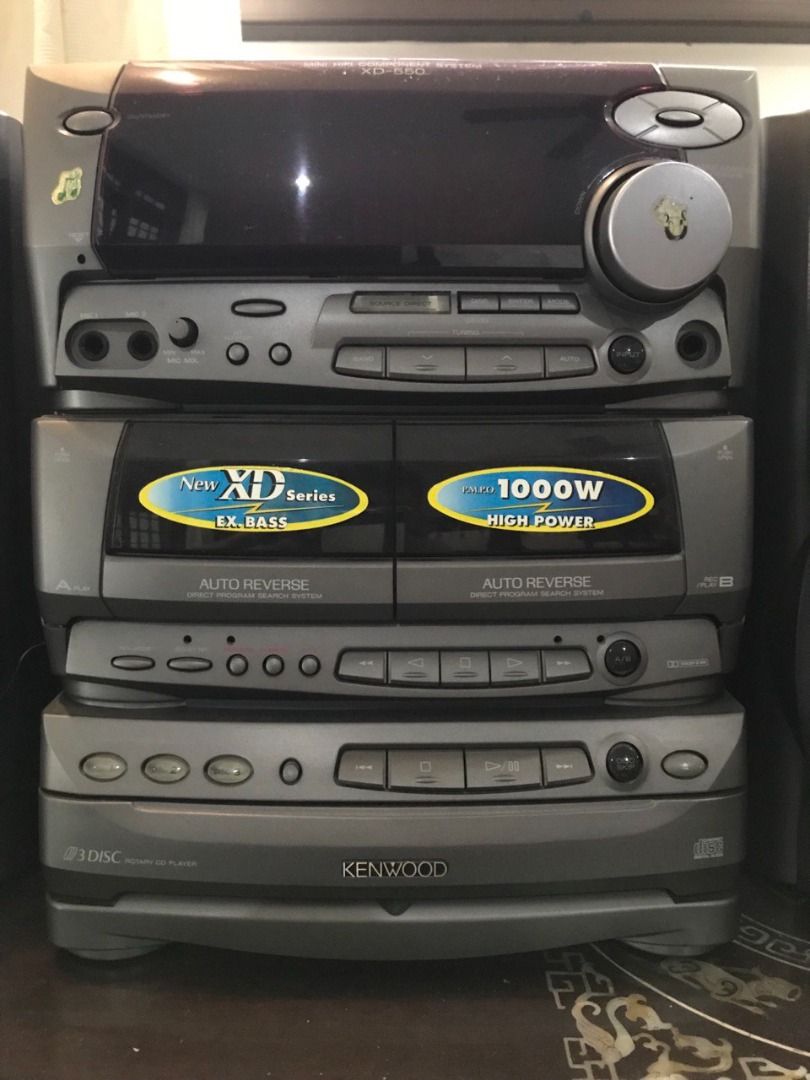 Kenwood Compact Disc Stereo Mini HiFi Component System RXD-550, TV ...