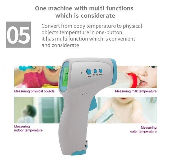 LED 紅外線體溫探測器 dmeckp LED Infrared Ray Thermometer, 健康及營養食用品, 溫度計 - Carousell