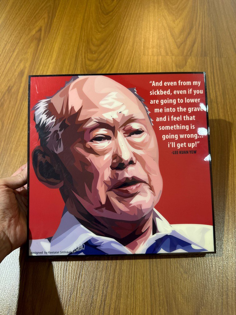 lee kuan yew Pop Art, Hobbies & Toys, Stationery & Craft, Art & Prints ...