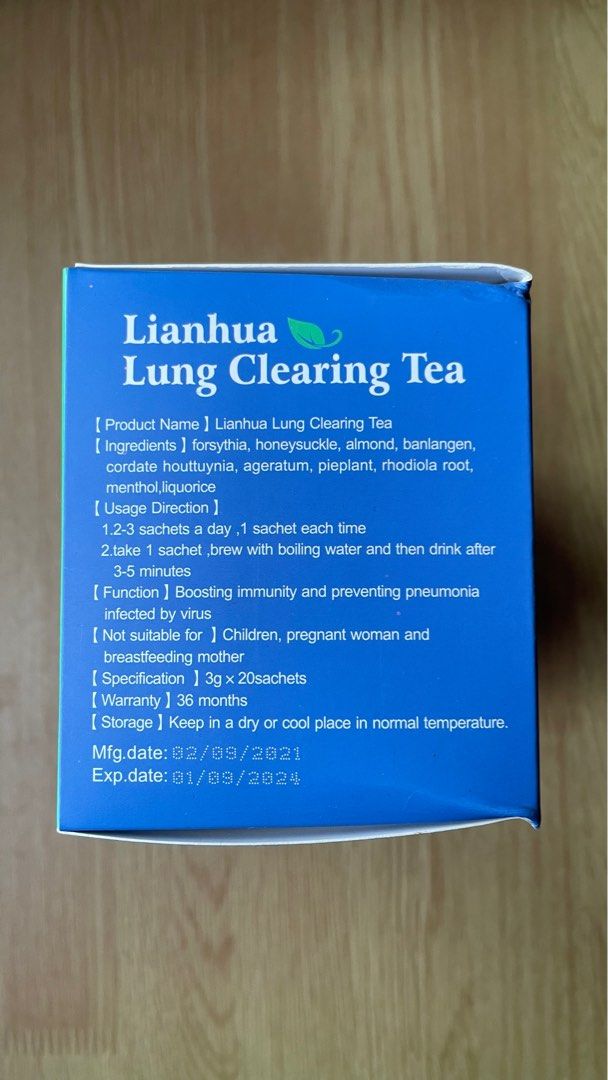 Lian Hua Tea and Tablet on Carousell