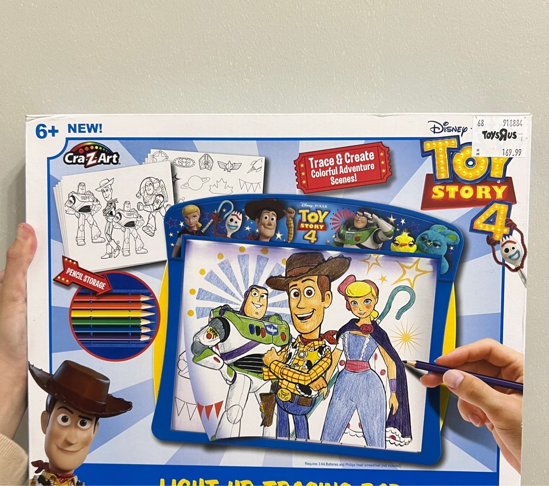 Light up tracing Pad - Toy story 4, Hobbies & Toys, Toys & Games on ...
