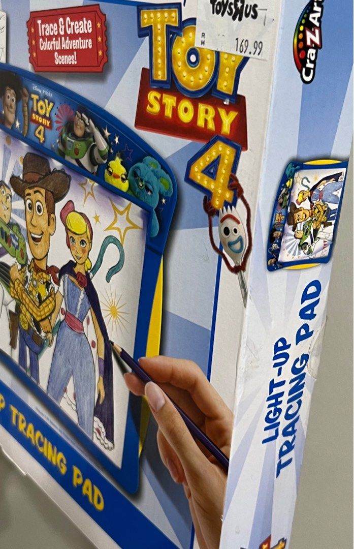 Light up tracing Pad - Toy story 4, Hobbies & Toys, Toys & Games on ...