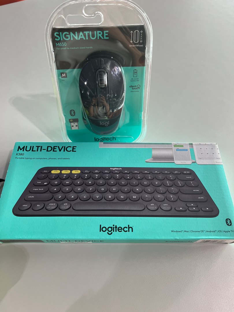 Logitech Bluetooth Keybord Mouse Computers And Tech Parts And Accessories Computer Keyboard On