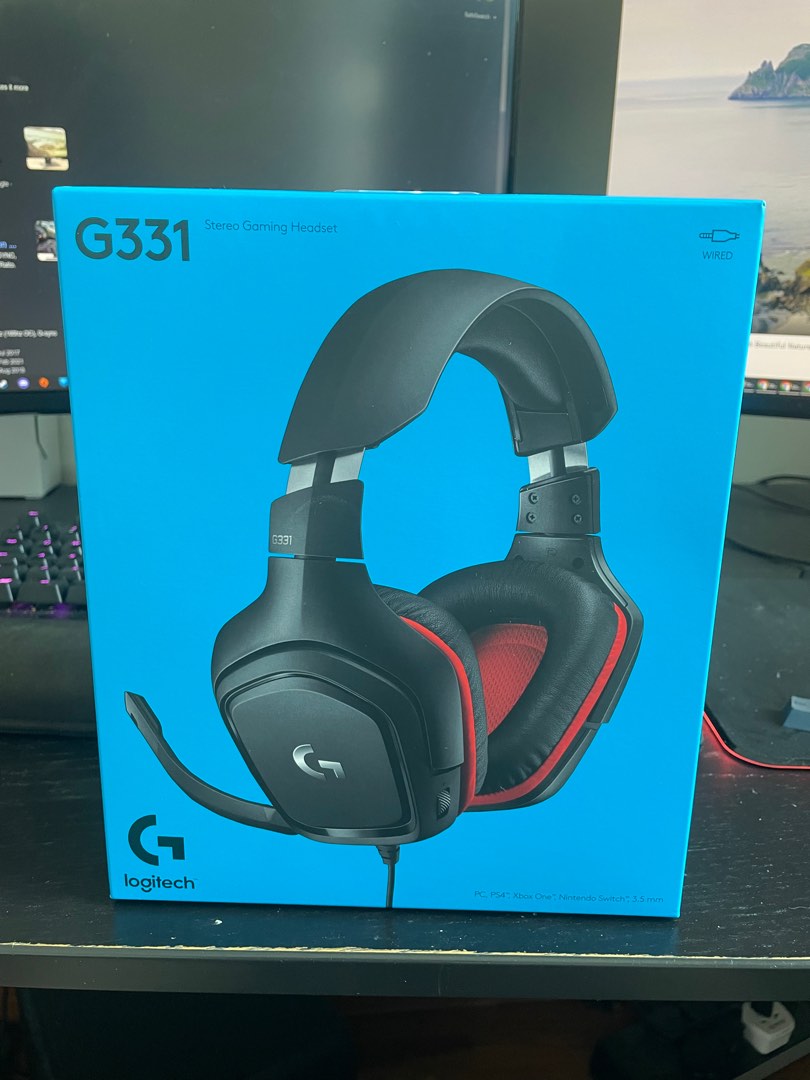 Logitech G331 Gaming Headset with Attached BOOM Mic, Audio, Headphones & Headsets on Carousell