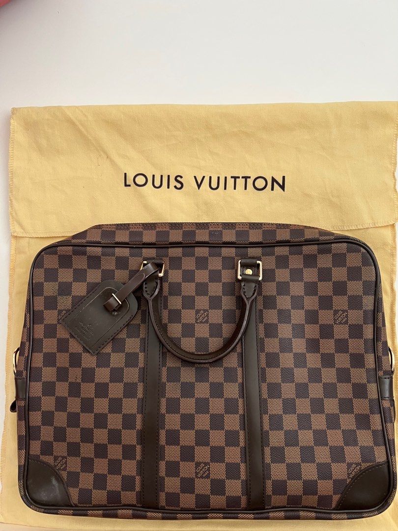Louis Vuitton Briefcase, Men's Fashion, Bags, Briefcases on Carousell