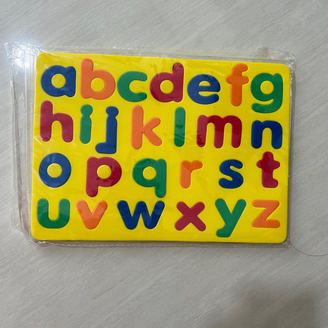 Magnetic Alphabet jigsaw puzzle, Babies & Kids, Infant Playtime on ...