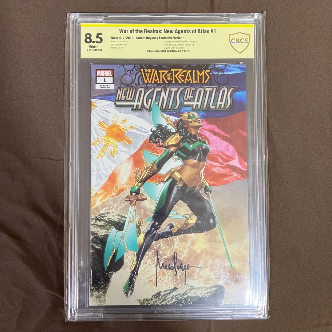 Marvel Comics War of the Realms - New Agents of Atlas (Wave) Signed ...