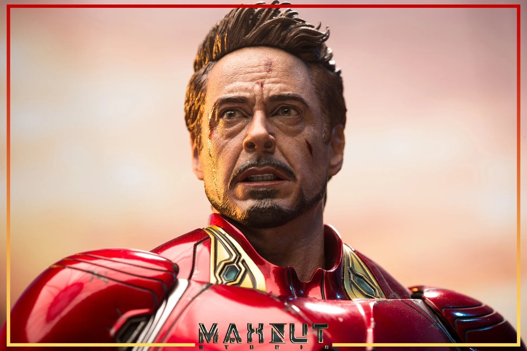 Maxnut Studio M001Tony 1/6th Scale Head Sculpt MK85 (Battle Damaged Version), Hobbies & Toys ...