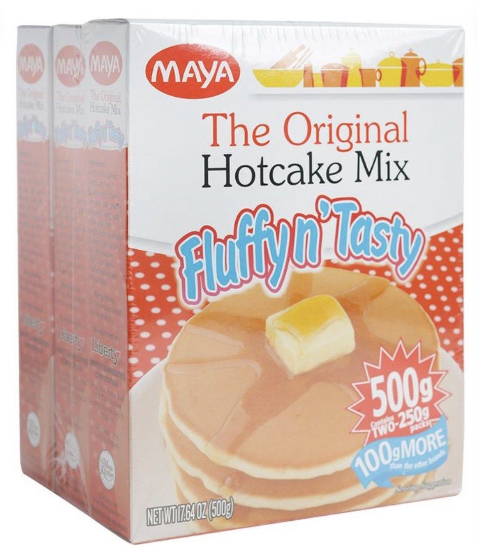 Maya Fluffy n' Tasty The Original Hotcake Mix 500 g x 3 pcs, Food ...