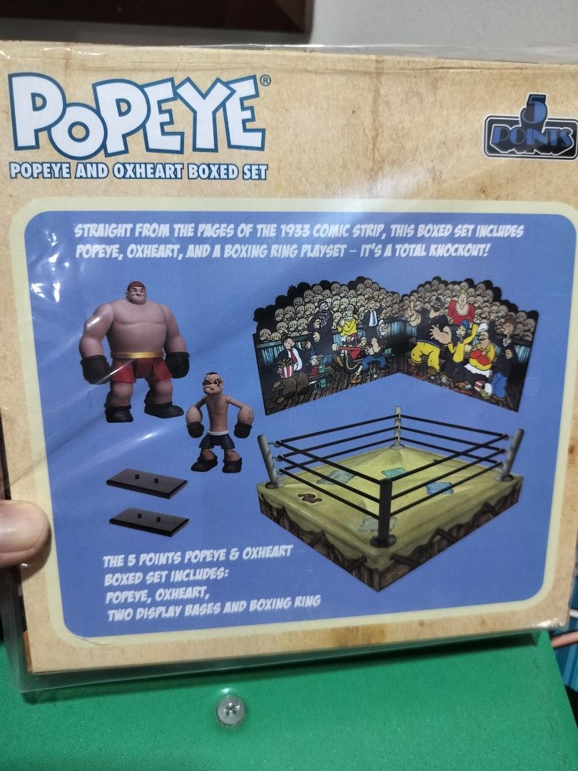 Mezco Popeye & Oxheart Boxed Set, Hobbies & Toys, Toys & Games on Carousell