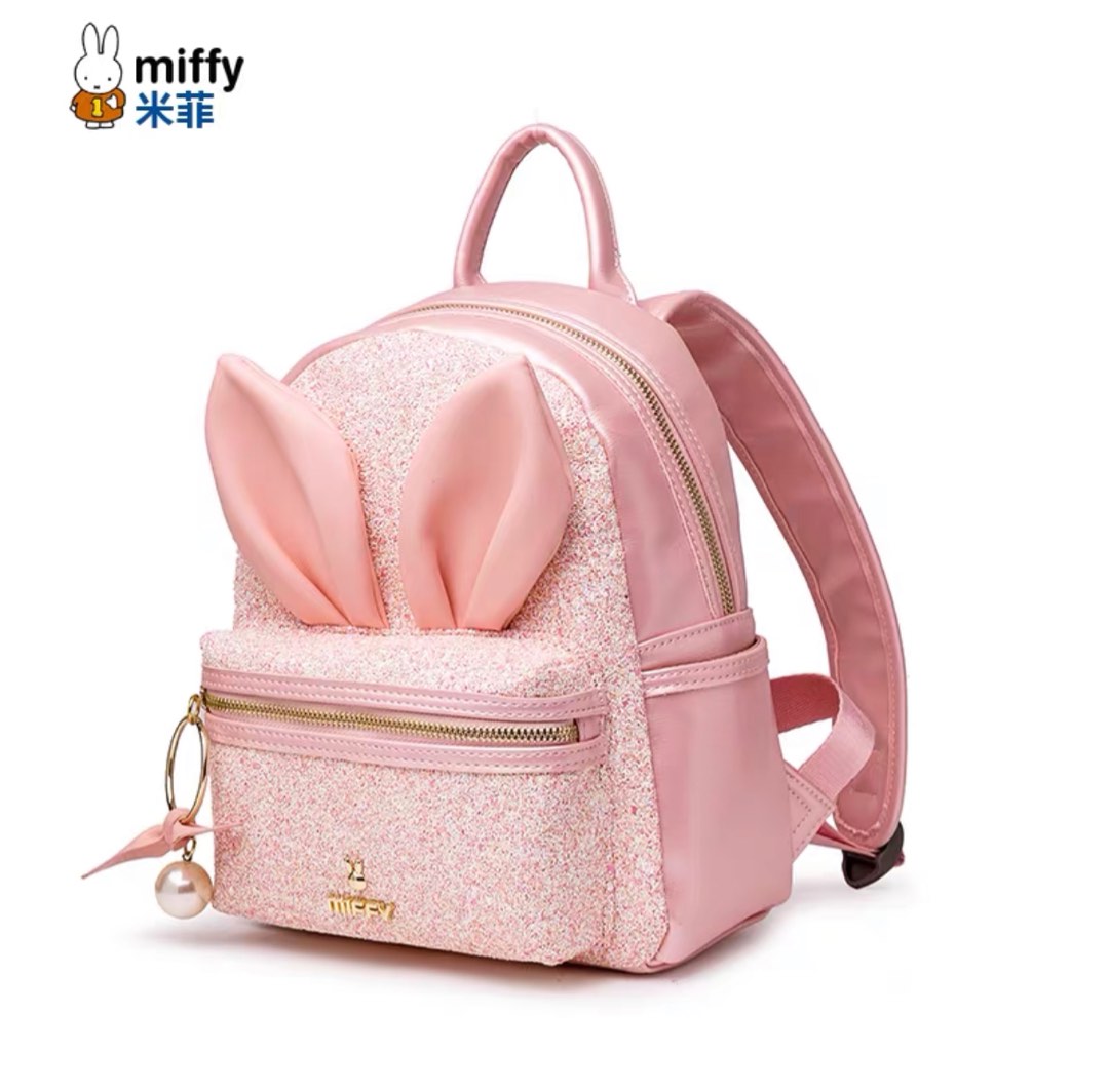miffy pink backpack jirai kei ryousangata, Women's Fashion, Bags ...