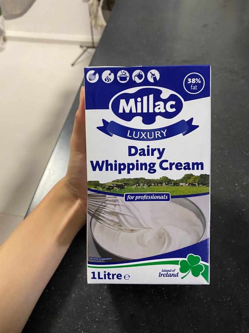 Millac blue luxury whipping cream, Food & Drinks, Chilled & Frozen Food ...