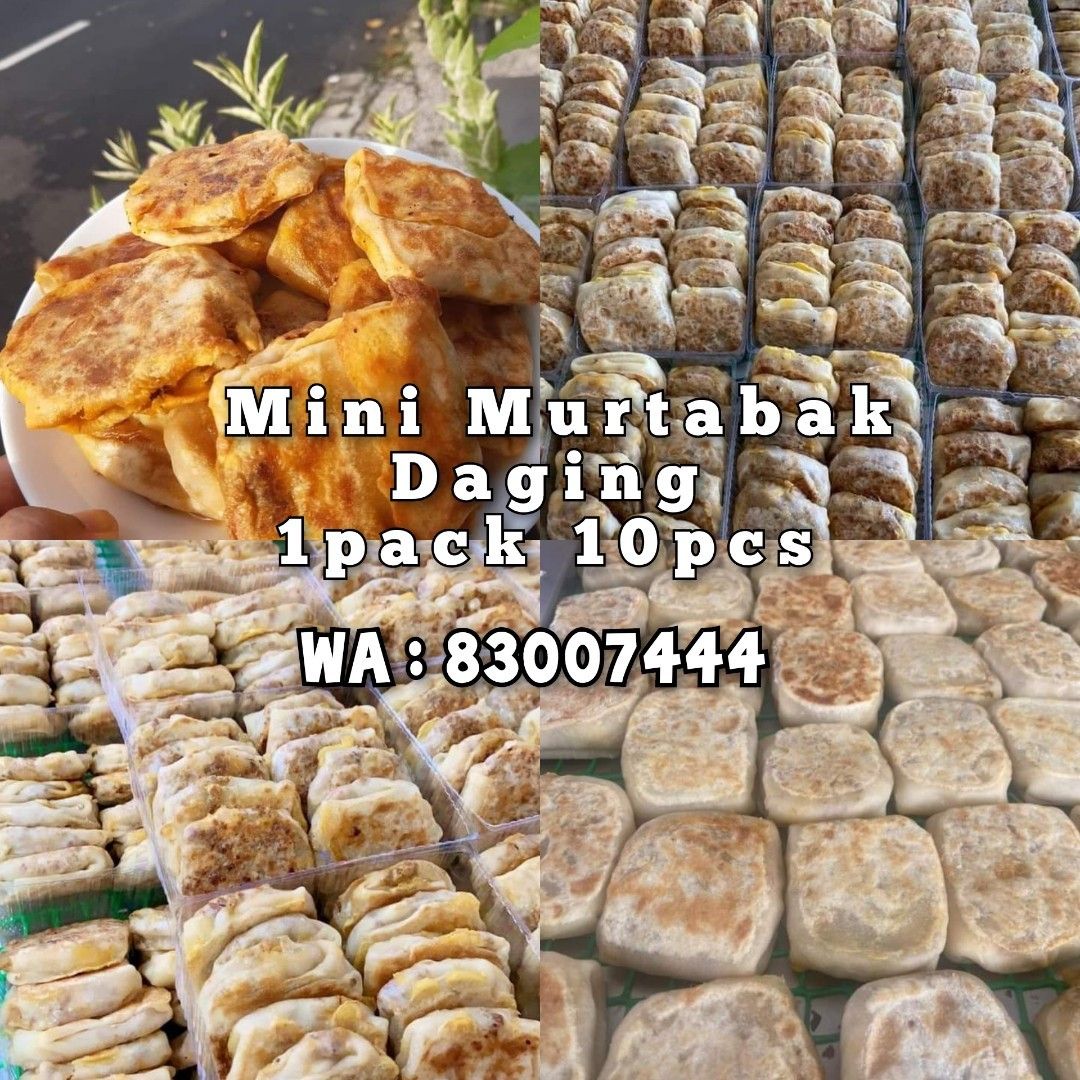 Mini Murtabak Daging (Ready Stock), Food & Drinks, Chilled & Frozen ...