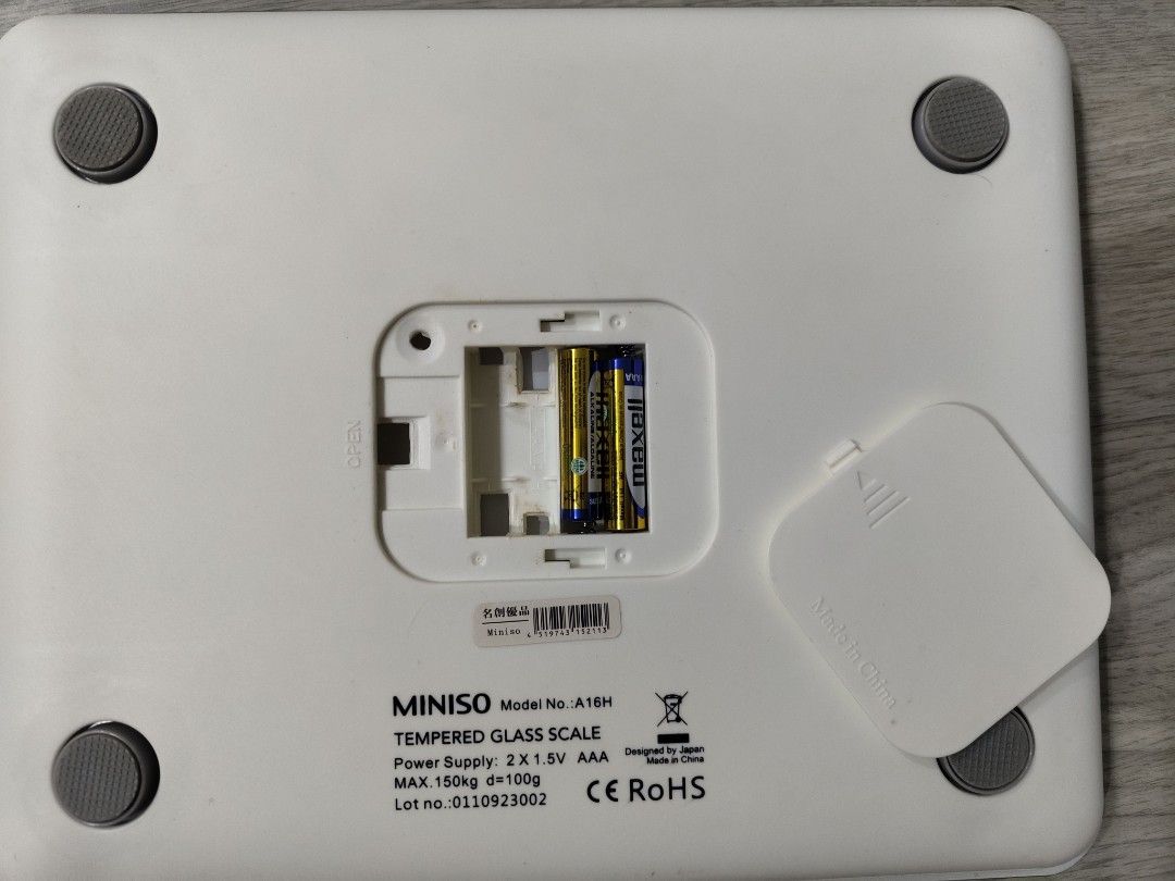 Miniso We Care Bears Weighing Scale Machine., Health & Nutrition ...