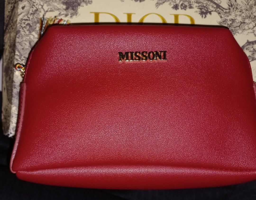 Missoni pouch, Fesyen Wanita, Tas & Dompet di Carousell