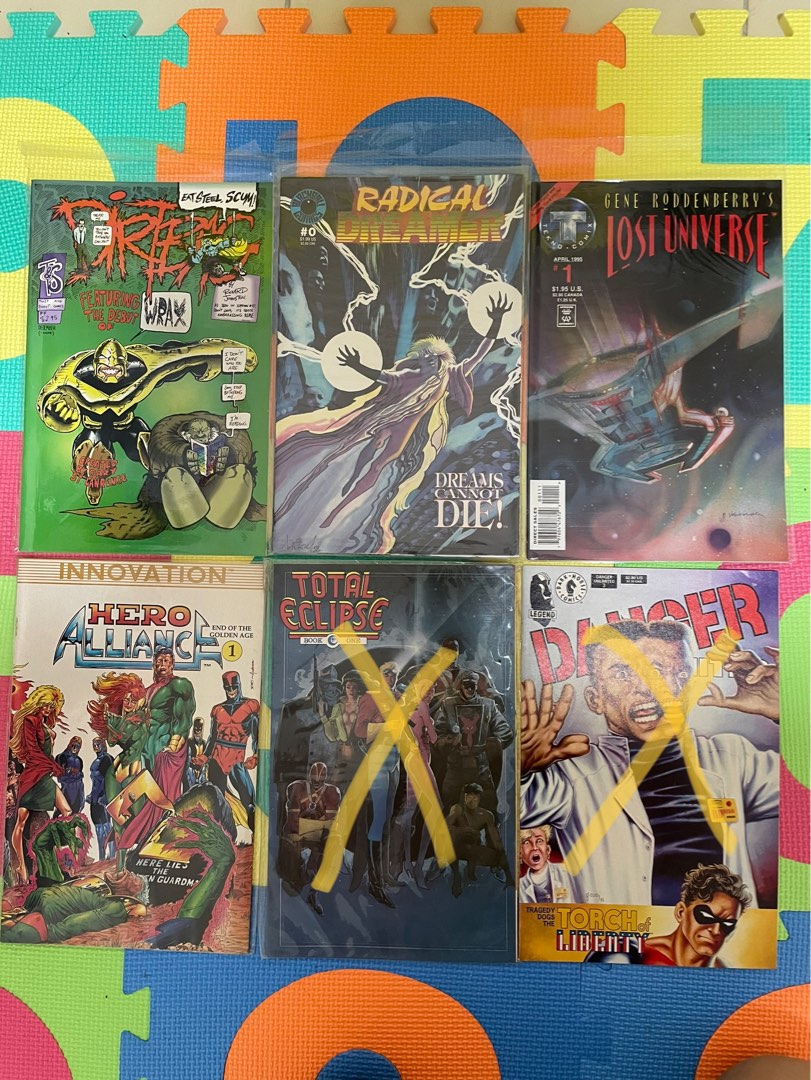 MIXED COMICS LOT OF 4, Hobbies & Toys, Books & Magazines, Comics & Manga on Carousell