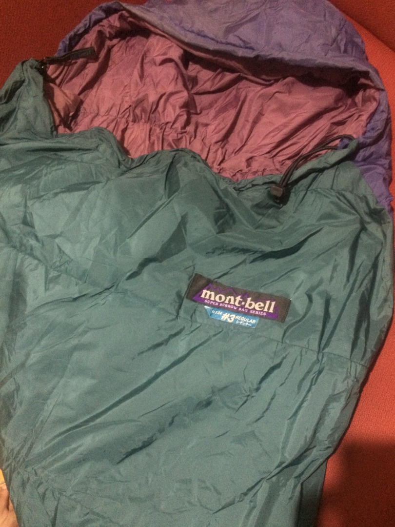 Montbell Super Burrow Series Sleeping Bag, Sports Equipment, Hiking ...
