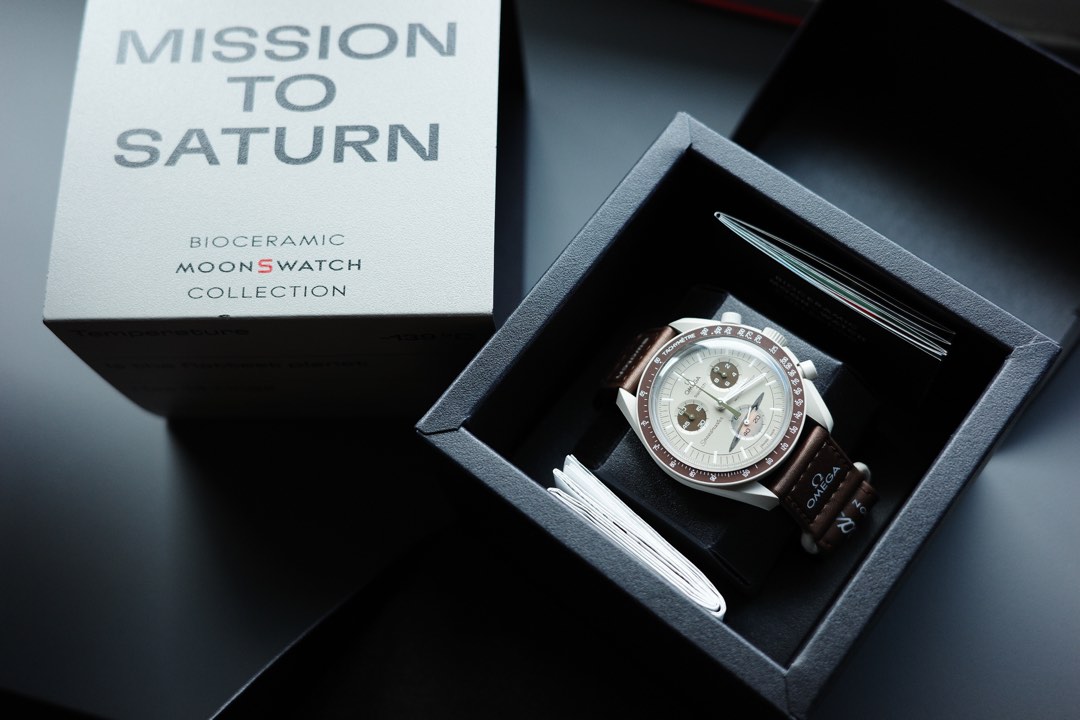 Moonswatch Saturn, Luxury, Watches on Carousell
