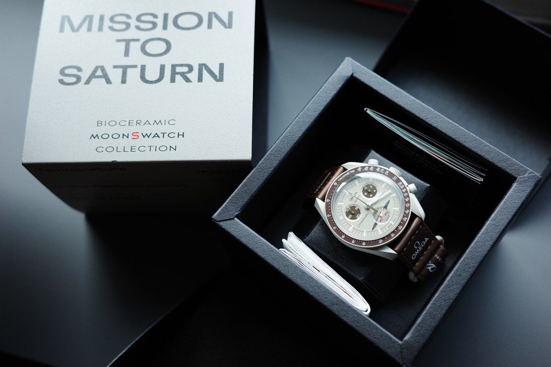 Moonswatch Saturn, Luxury, Watches on Carousell