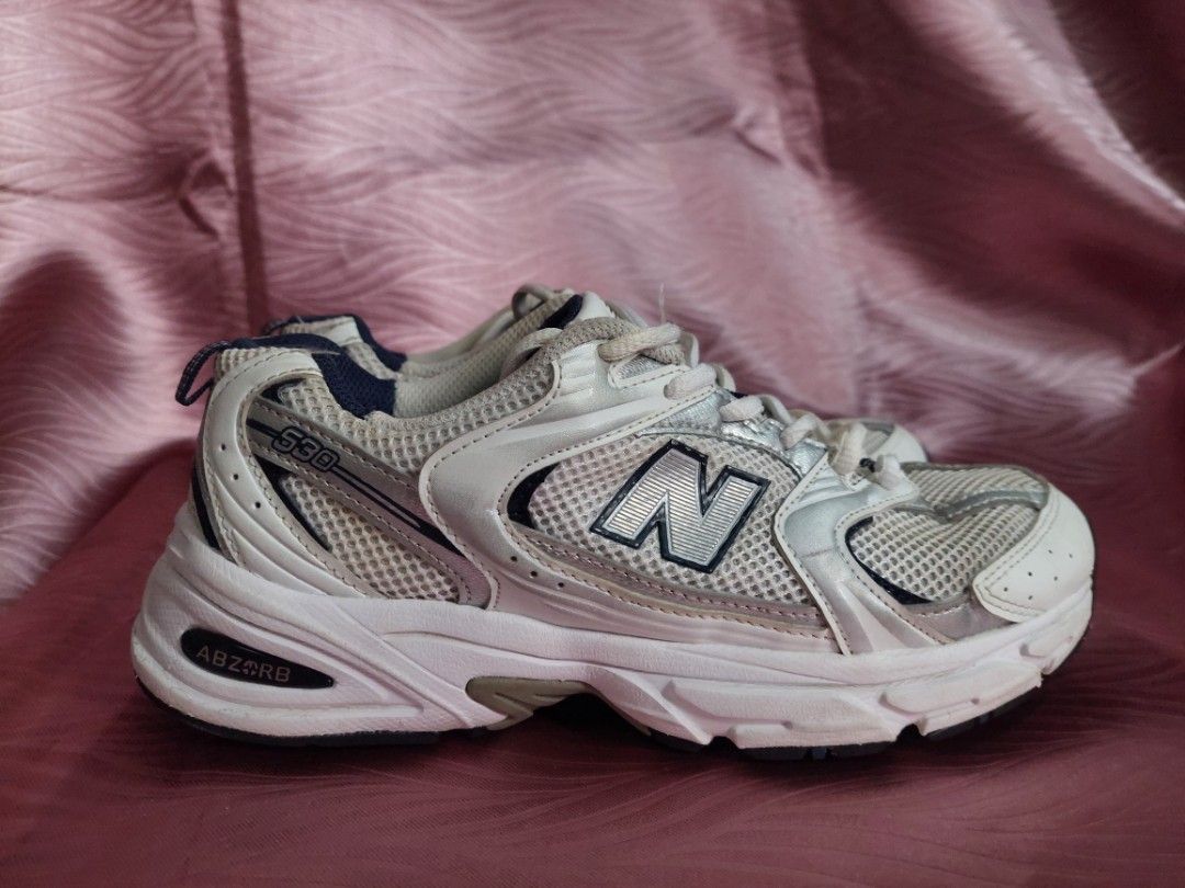 New Balance 530 (NB530 OG) White/Silver/Navy on Carousell