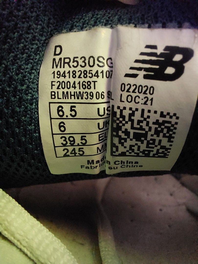 New Balance 530 (NB530 OG) White/Silver/Navy on Carousell