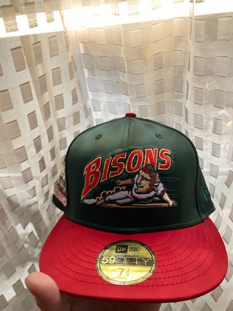 New Era Satin Bisons Fitted Hat, Men's Fashion, Watches & Accessories ...
