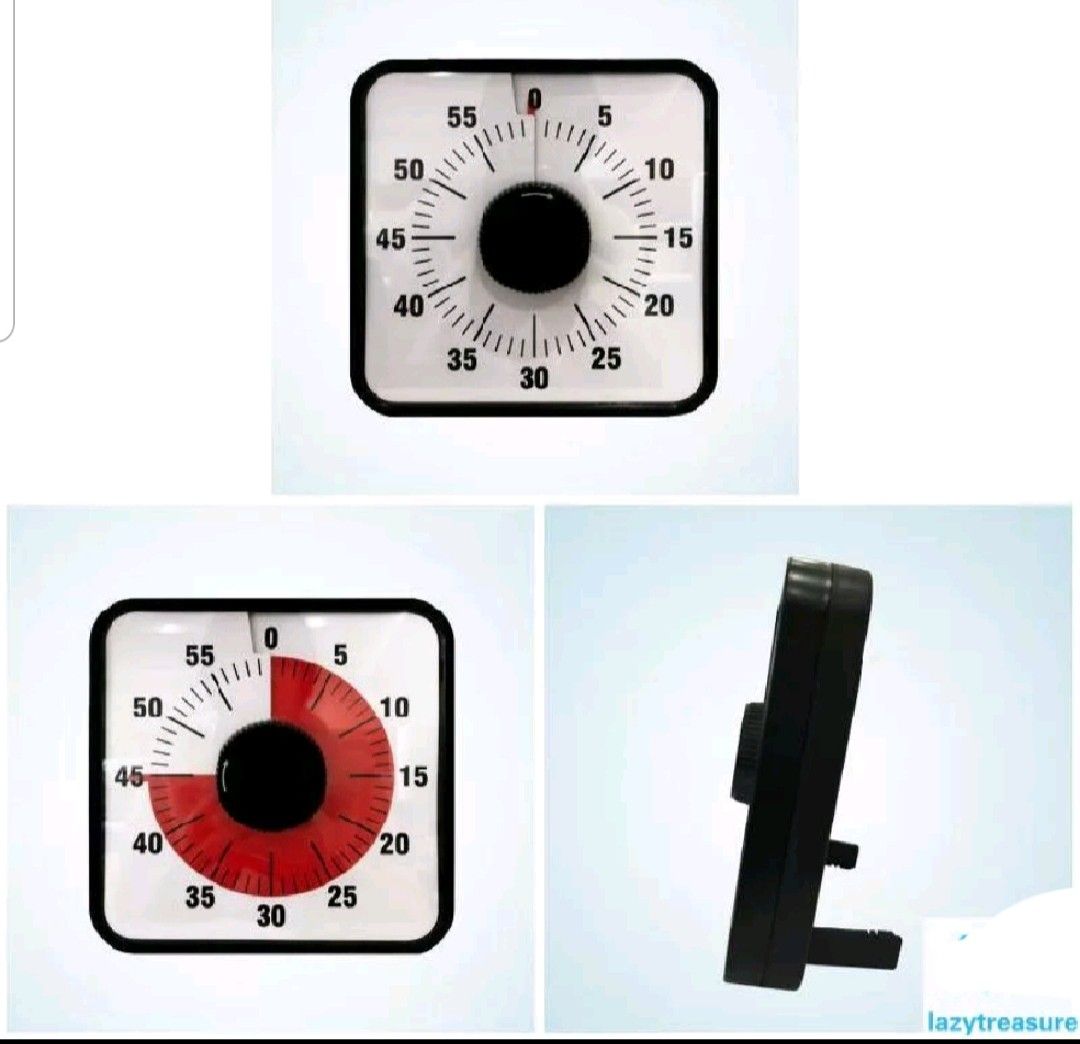 New Imported Jumbo 8in JC Kitchen 60 Minute Visual Timer with Stand for ...