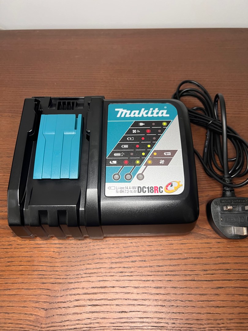 New MAKITA 14.4V - 18V LI-ION FAST-CHARGE CHARGER DC18RC, Furniture & Home Living, Home ...