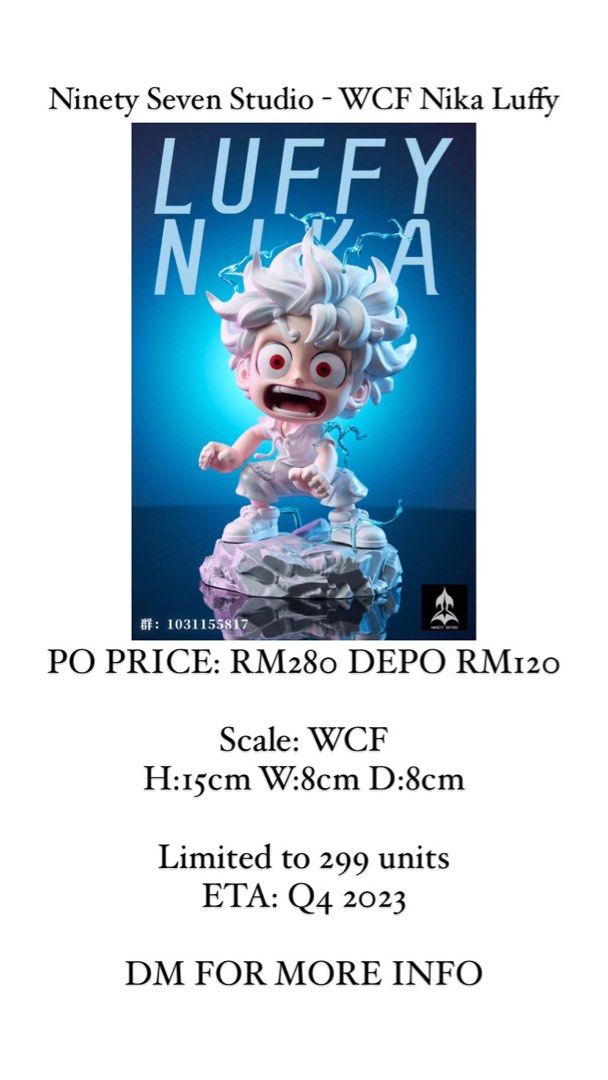 Ninety Seven Studio - WCF Nika Luffy, Hobbies & Toys, Toys & Games on ...