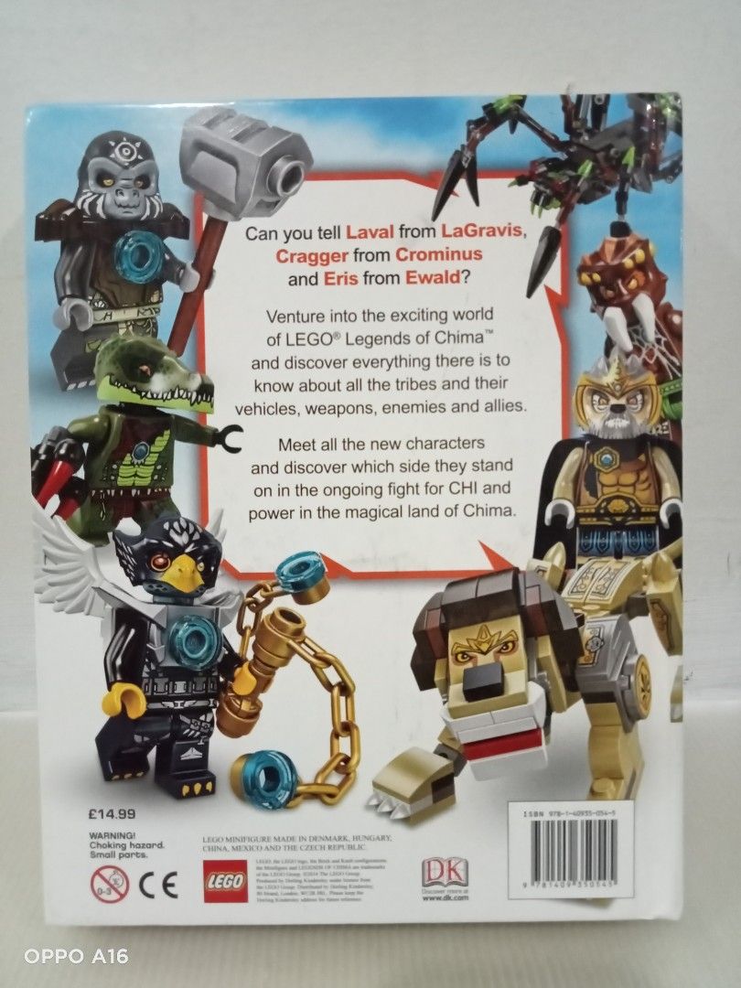 No 3 Lego Chima Character Encyclopedia Book Free Minifigures Inside ...