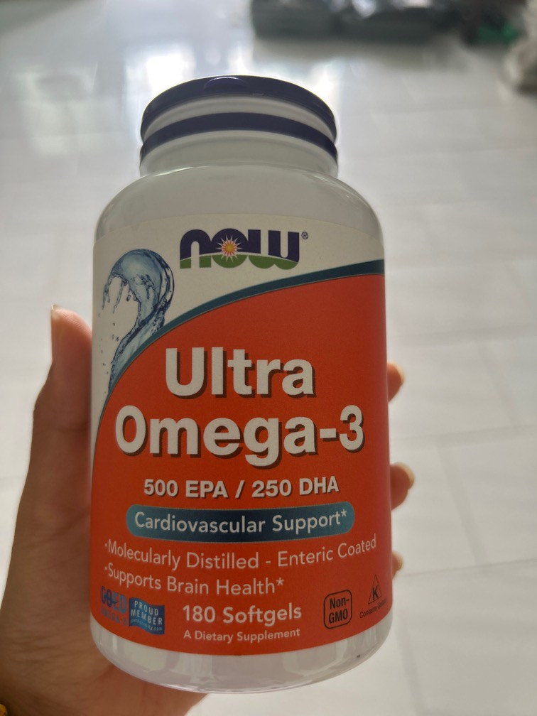 NOW Ultra Omega-3, Health & Nutrition, Health Supplements, Vitamins ...