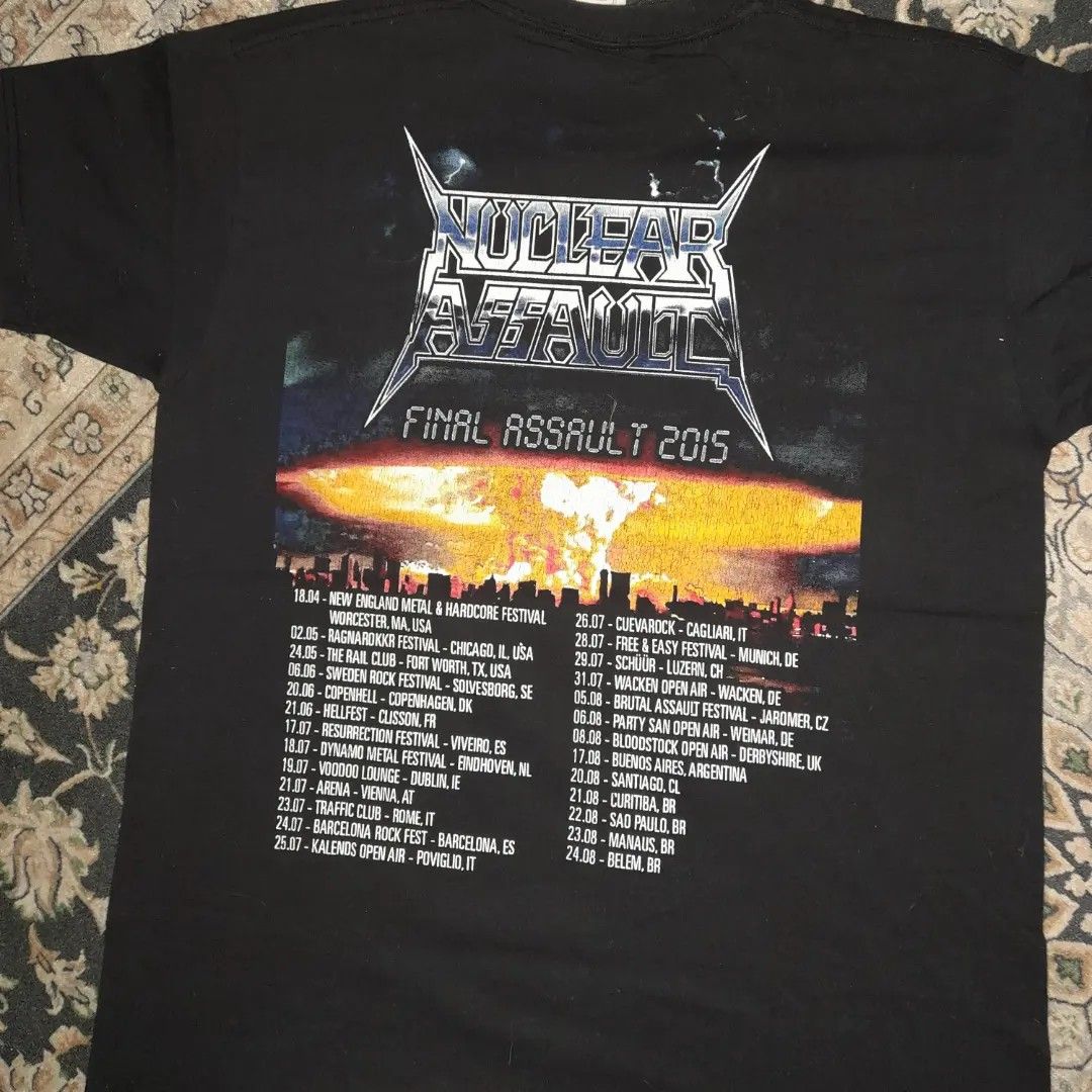 Nuclear Assault tour Final Assault 2015, Men's Fashion, Activewear on ...