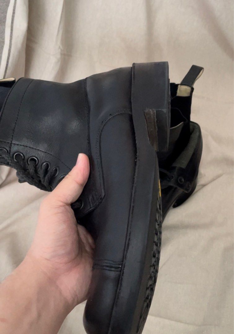 Number (N)ine Double Layered Boots ss08, Men's Fashion, Footwear, Boots ...