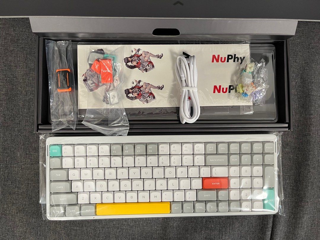 Nuphy Air95 95% layout low profile mechanical keyboard purple Nuphy ...