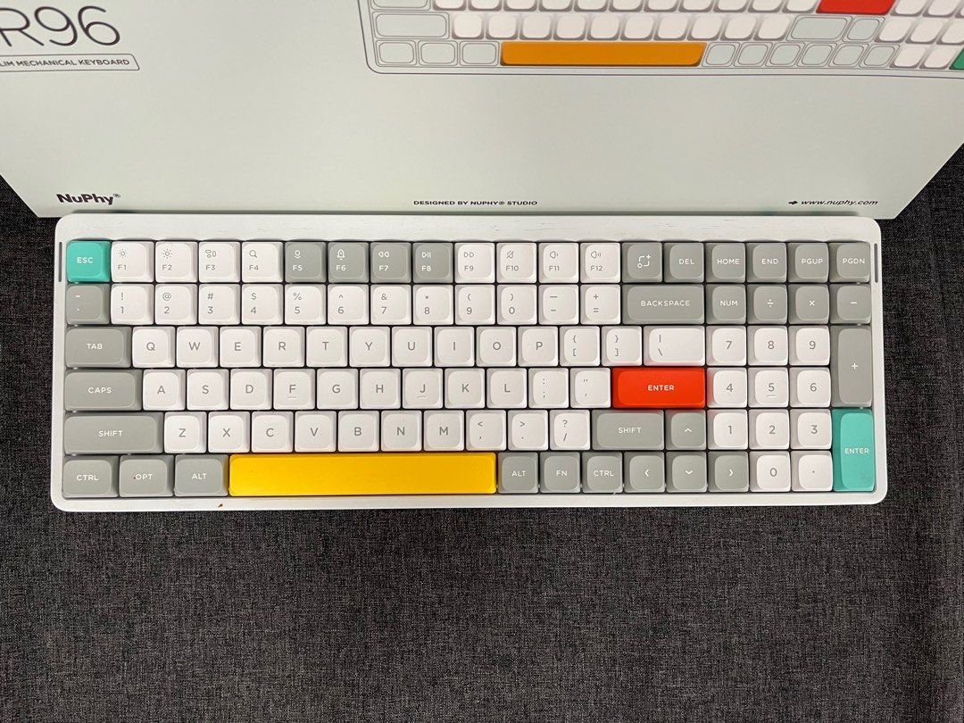 Nuphy Air95 95% layout low profile mechanical keyboard purple Nuphy ...