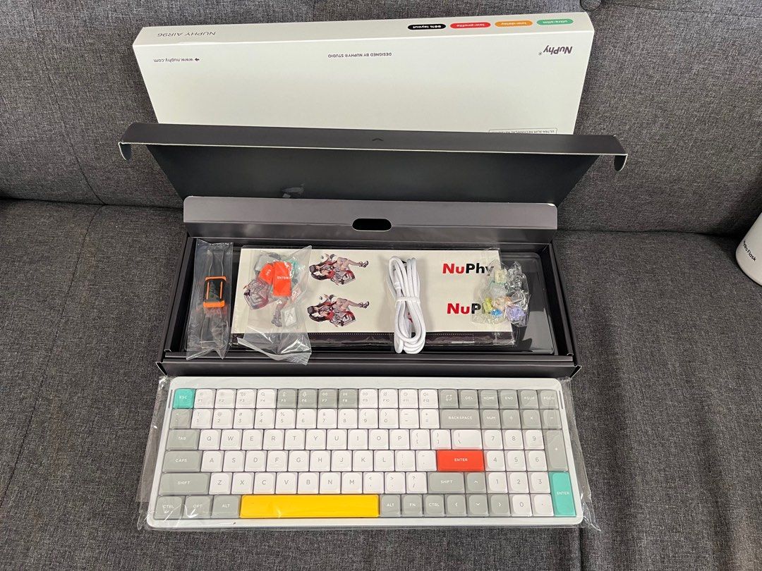 Nuphy Air95 95% layout low profile mechanical keyboard purple Nuphy ...