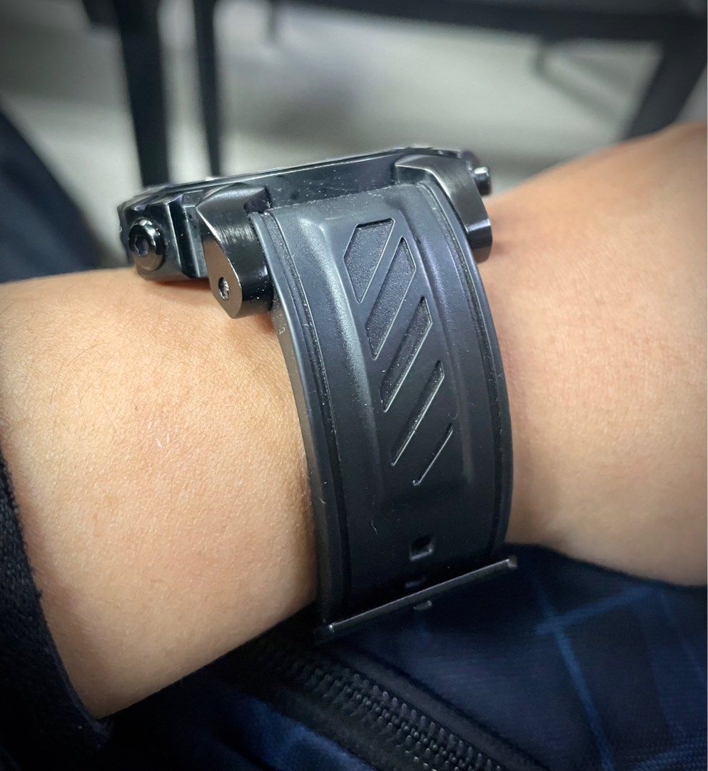 Oakley Double Tap watch Stealth Black, Men's Fashion, Watches ...