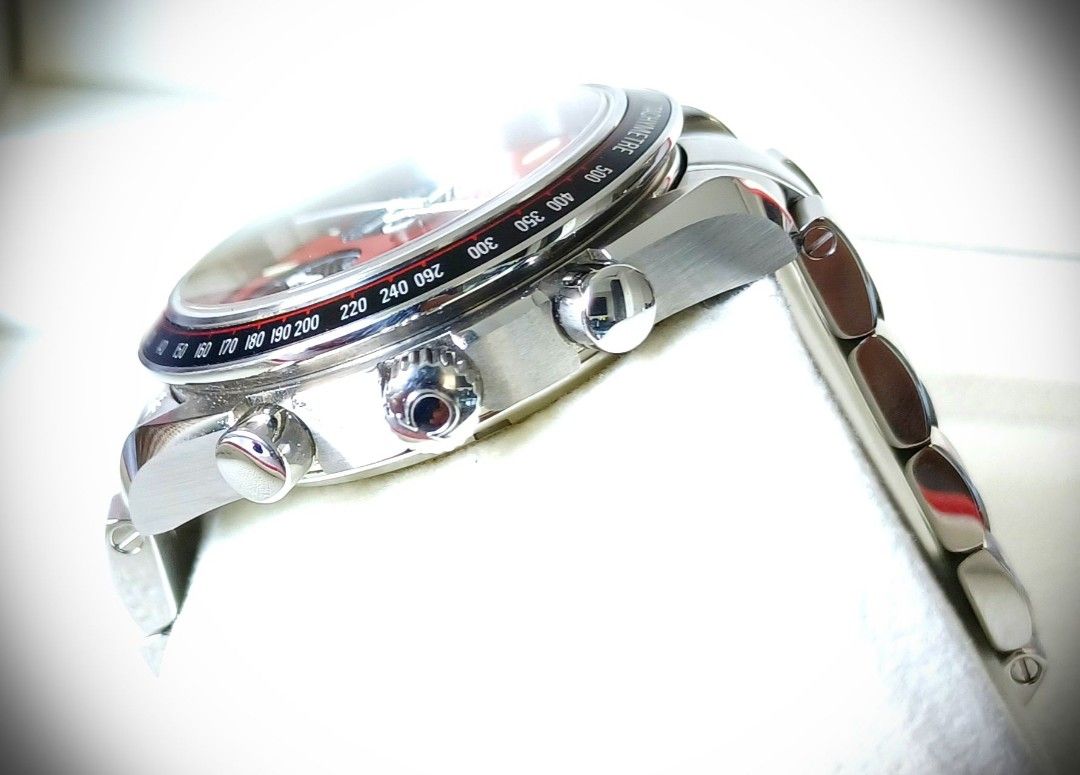Omega Speedmaster Red dial Chronograph, Luxury, Watches on Carousell
