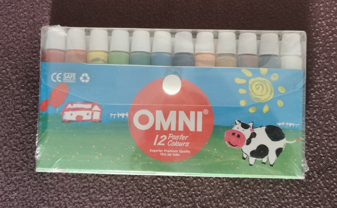 OMNI 12 poster colors, Hobbies & Toys, Art & Prints on Carousell