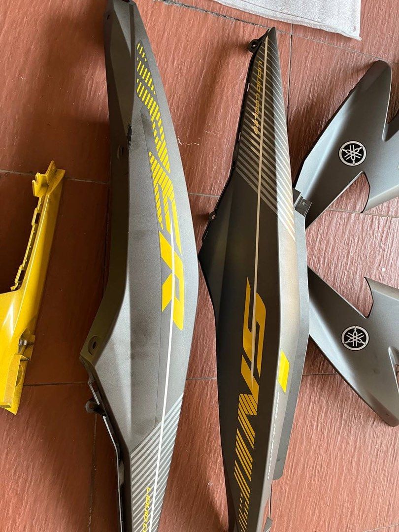 Ori Motor(OM) Y15 Sniper V2 Yellow Coverset, Motorcycles, Motorcycle ...