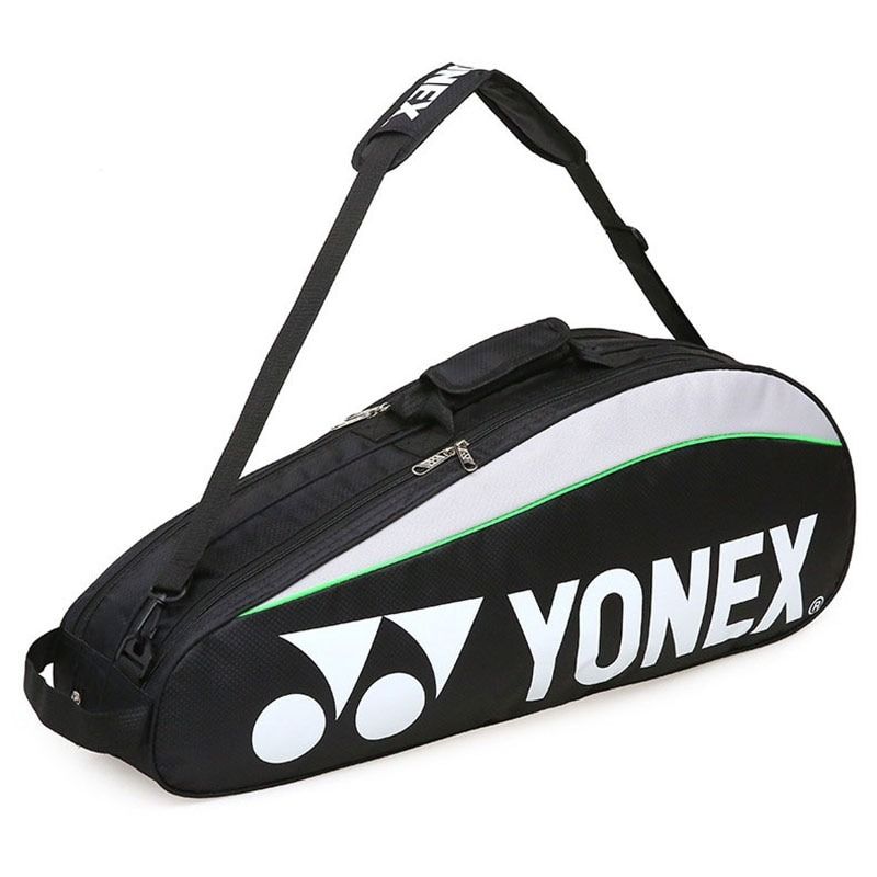 Original YONEX 3 Rackets Badminton Bag With Shoes Compartment Tennis ...
