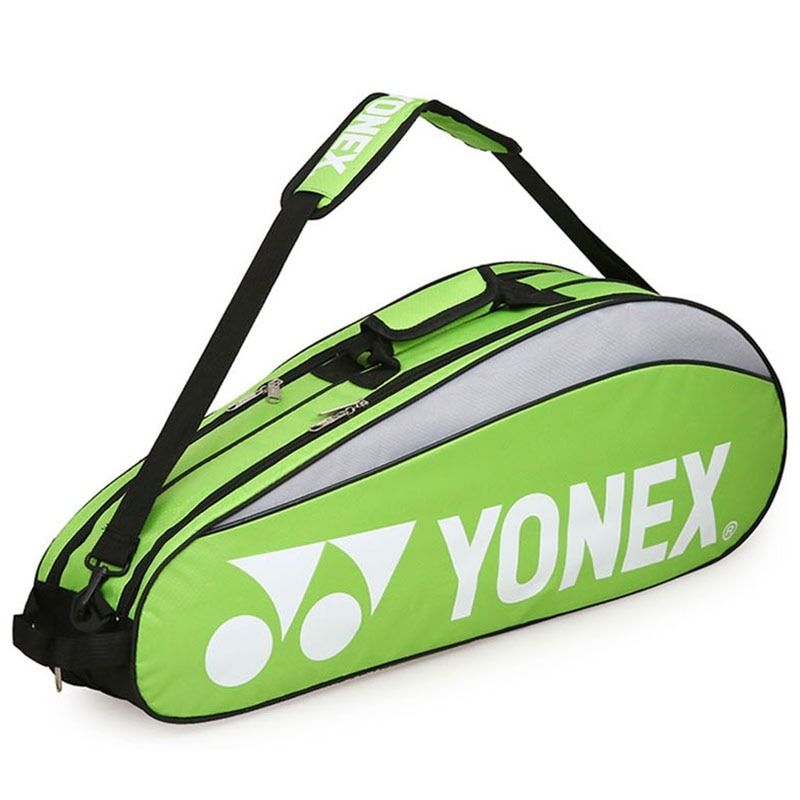Original YONEX 3 Rackets Badminton Bag With Shoes Compartment Tennis ...