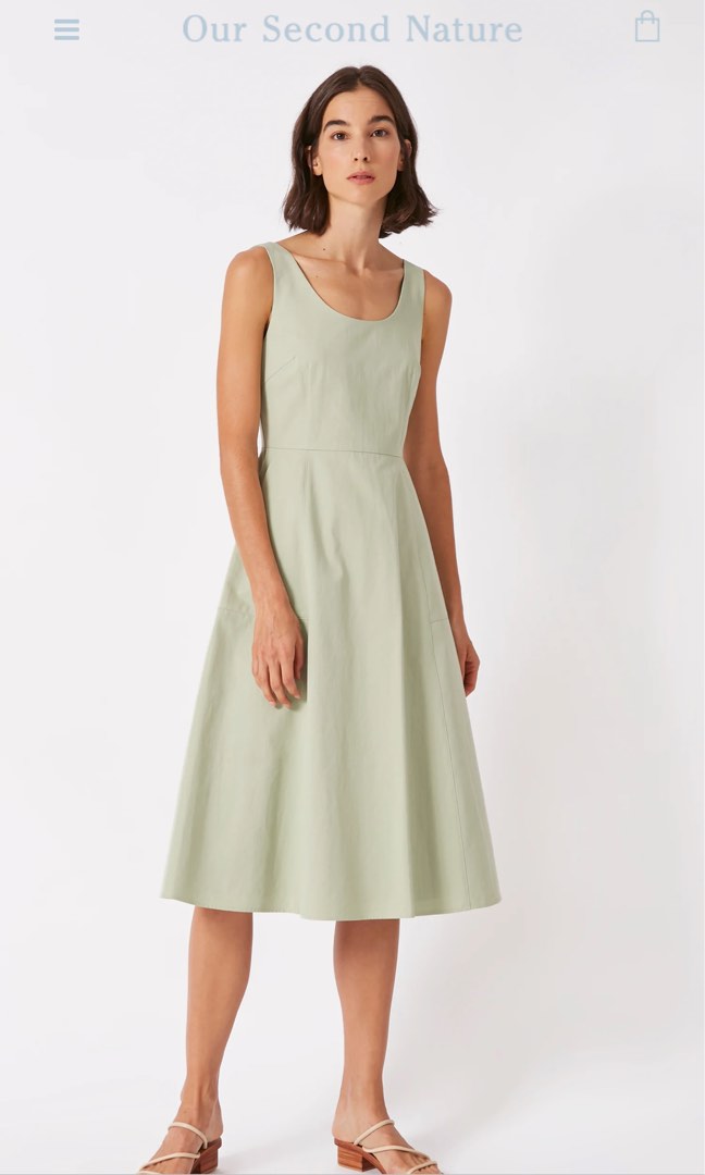 OSN - Scoop Neck Midi Dress, Women's Fashion, Dresses & Sets, Dresses on Carousell