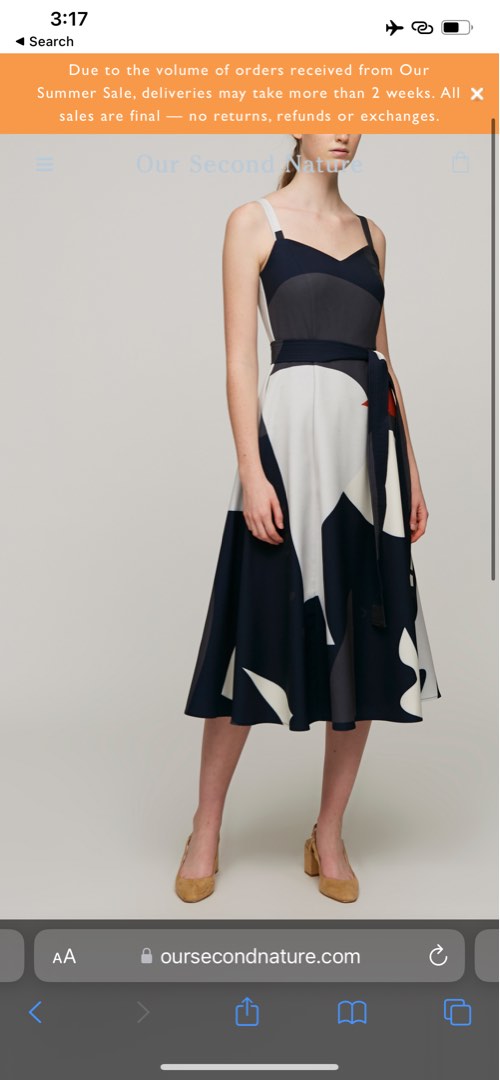 OSN ROADMAP MIDI, Women's Fashion, Dresses & Sets, Dresses on Carousell