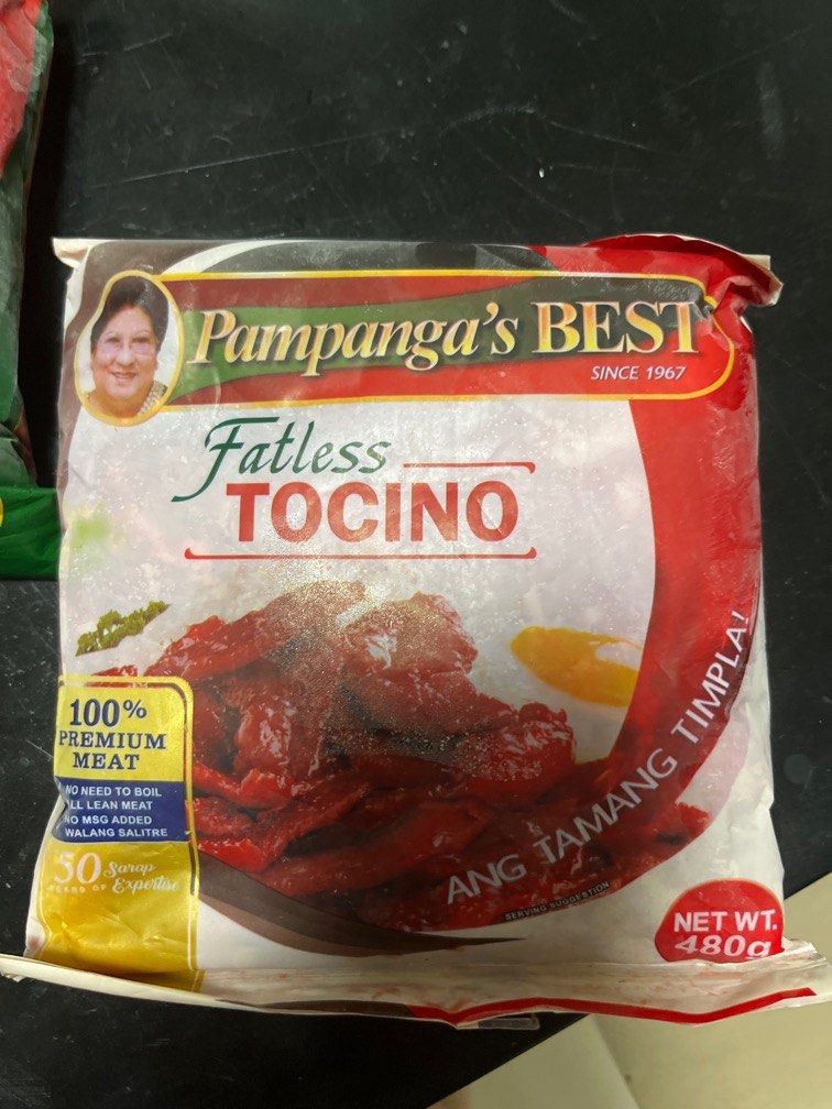 Pampanga’s Best original fatless tocino marinated sweet pork, Food ...