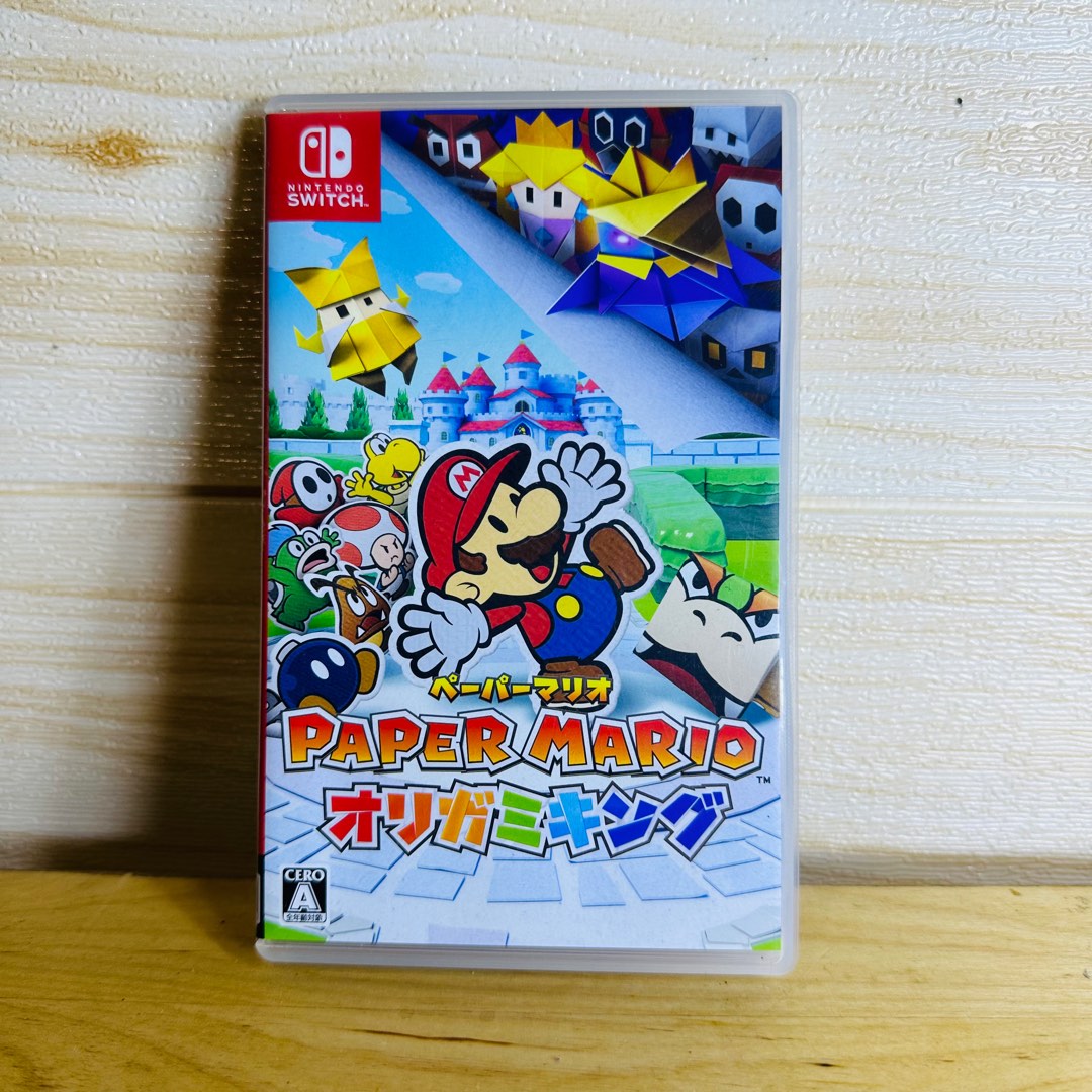 PAPER MARIO NINTENDO SWITCH CASE & Manual, Video Gaming, Video Games ...