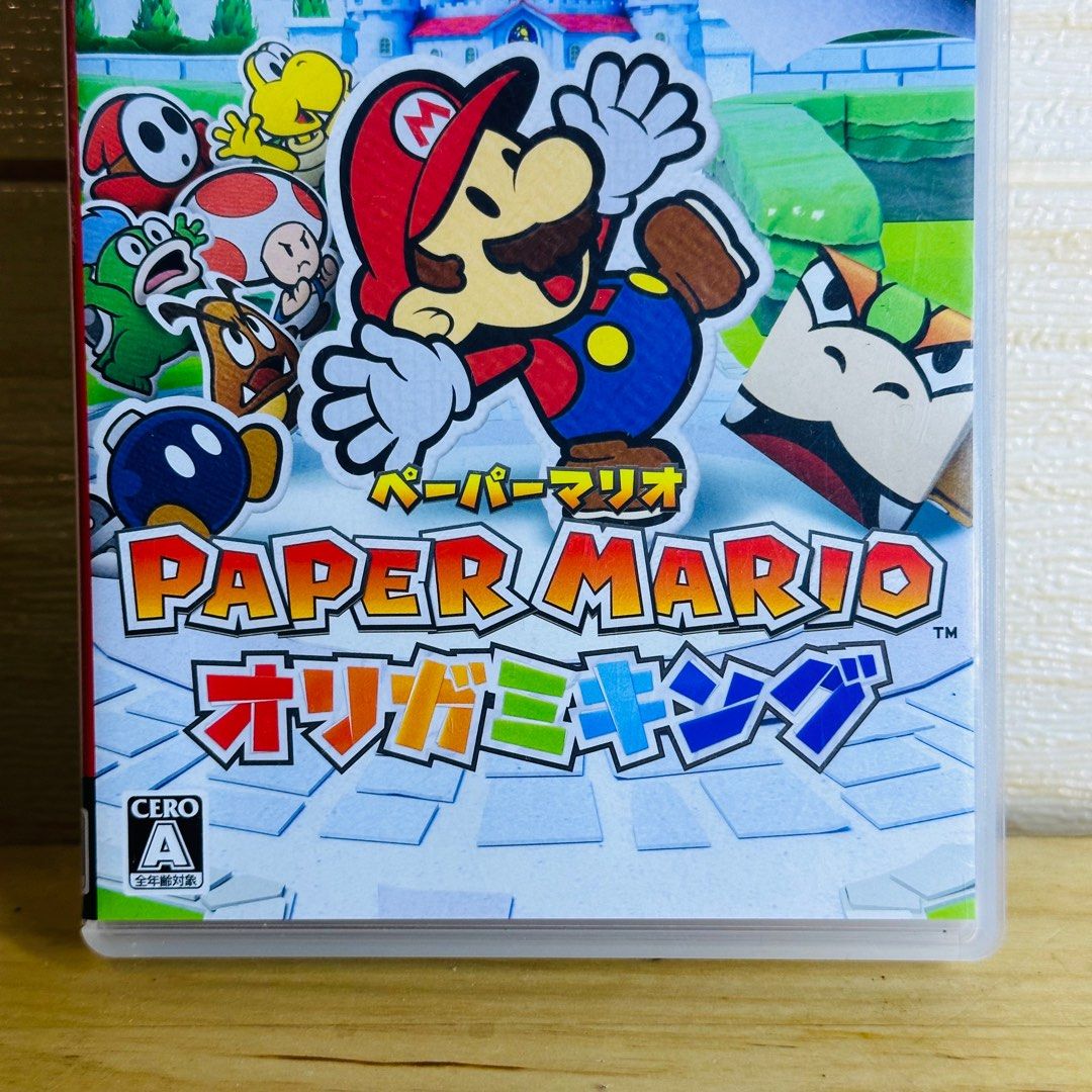 PAPER MARIO NINTENDO SWITCH CASE & Manual, Video Gaming, Video Games ...